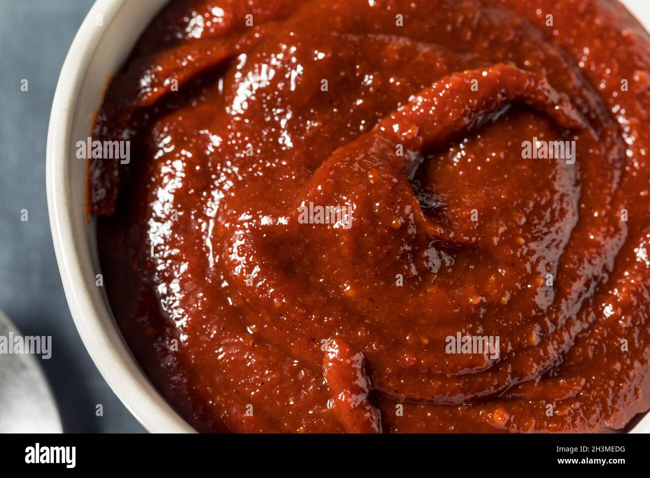 Organic Red Korean Gochujang Sauce in a Bowl Stock Photo - Alamy