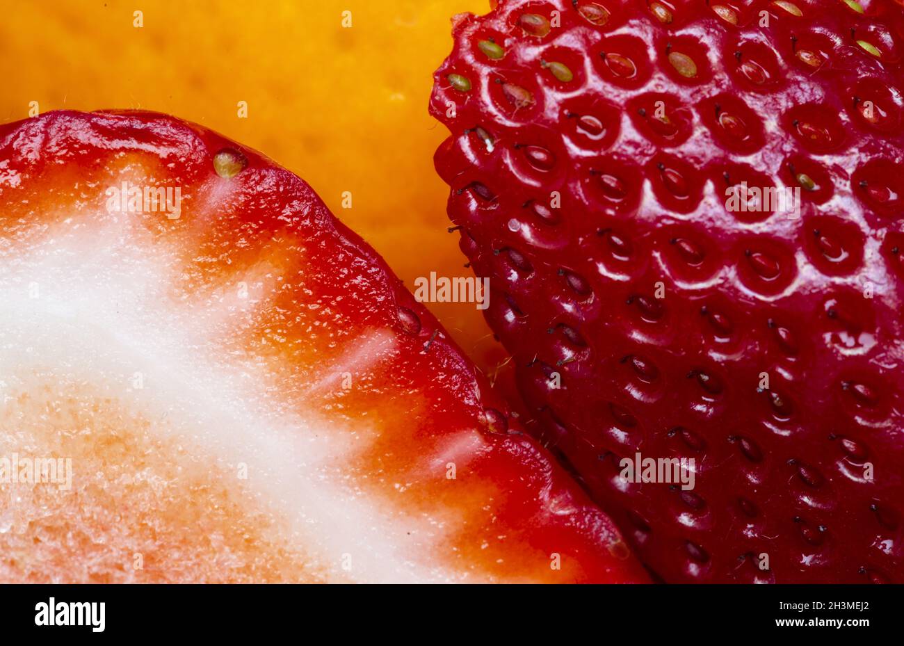 Macro Close Up Fruit Stock Photo - Alamy