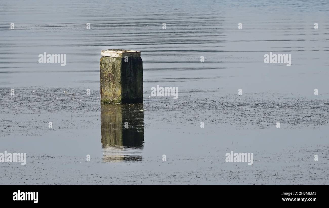 View of a water pillar in the sea Stock Photo - Alamy