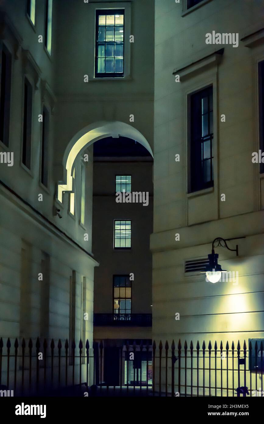 Posh residential building, West End, Covent Garden, London, England, UK ...