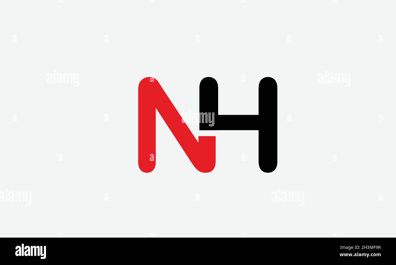 Hn initials logo Stock Vector Images - Alamy