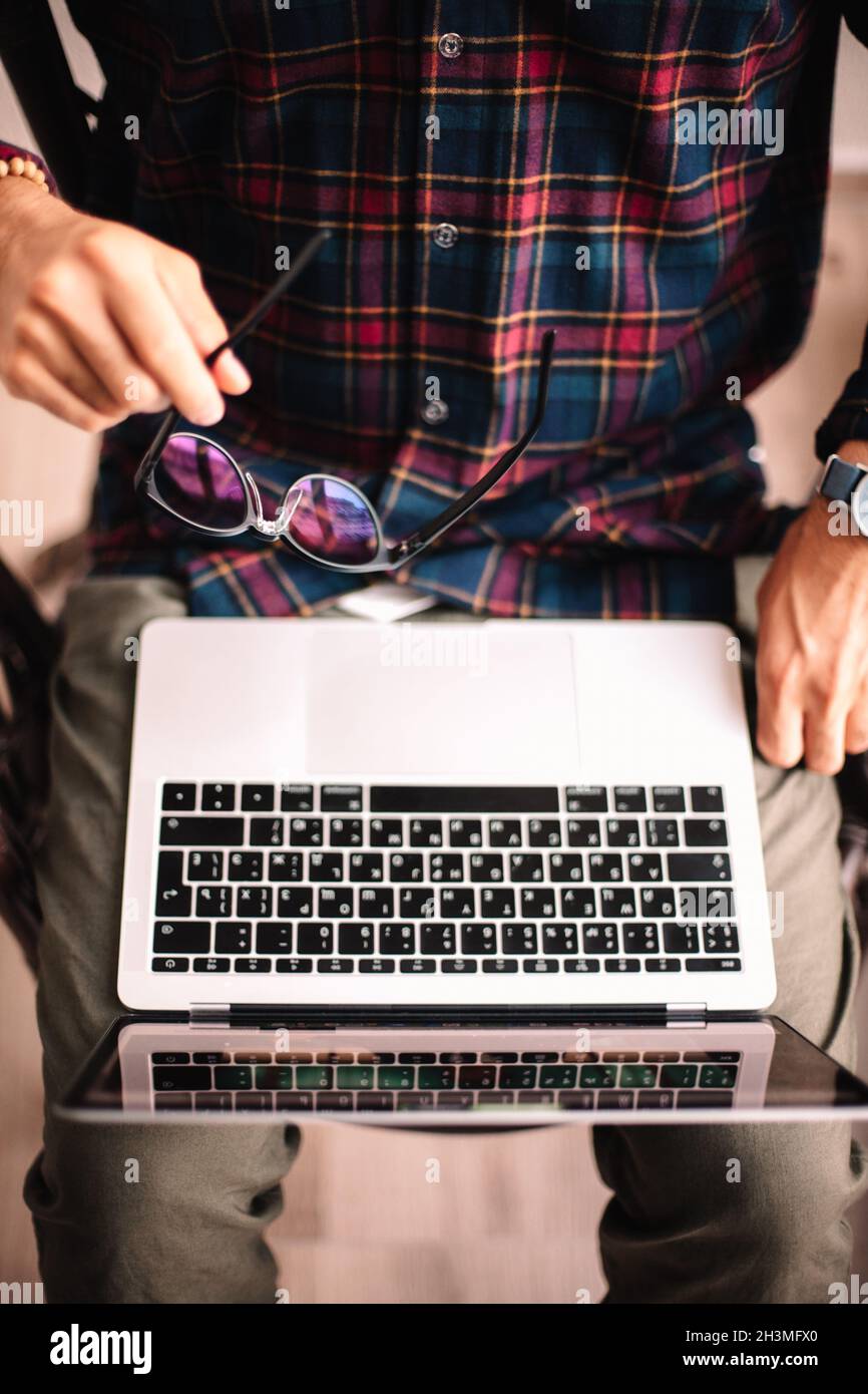 Creative man programmer computer hi-res stock photography and images ...