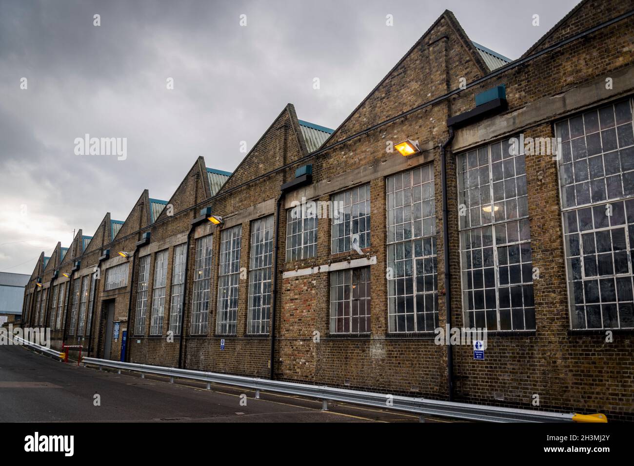 Industrial buildings, Silvertown, London Borough of Newham, London ...
