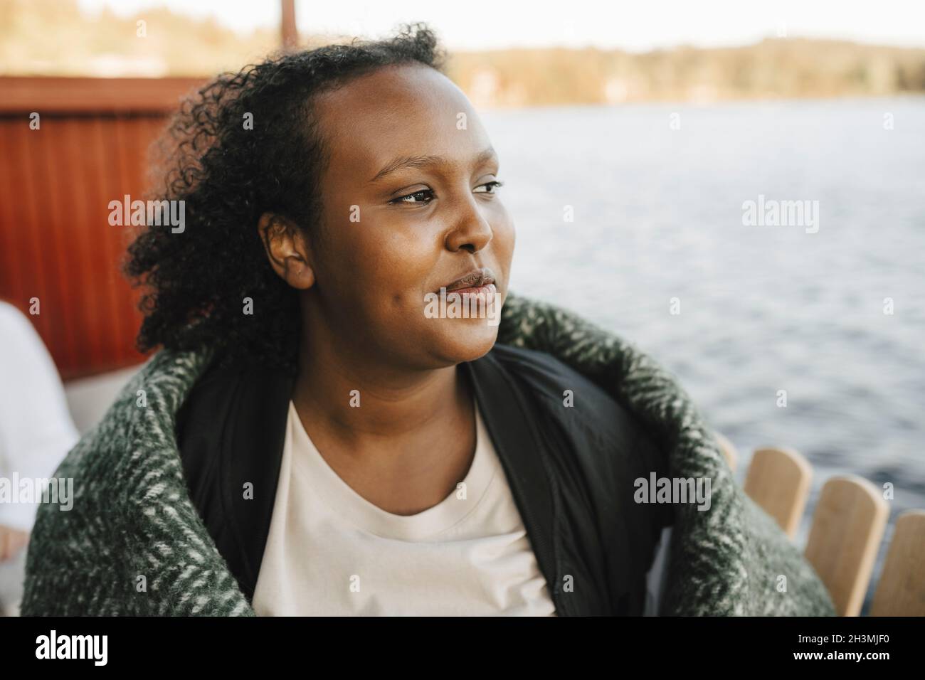 Young black woman contemplating hi-res stock photography and images - Alamy