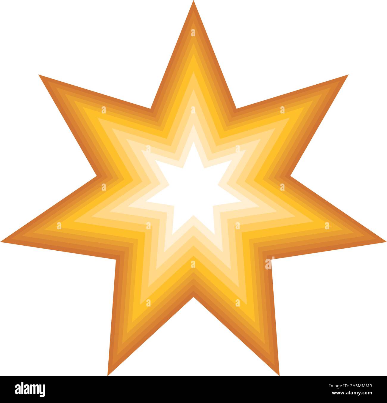 golden star decoration Stock Vector Image & Art - Alamy