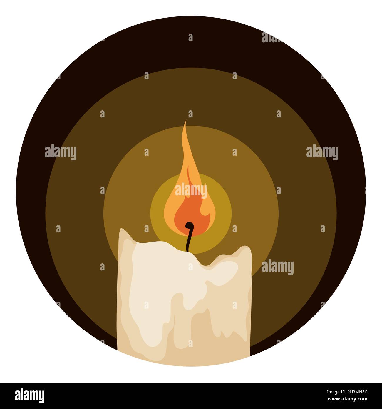 Flame Over Circle Meaning