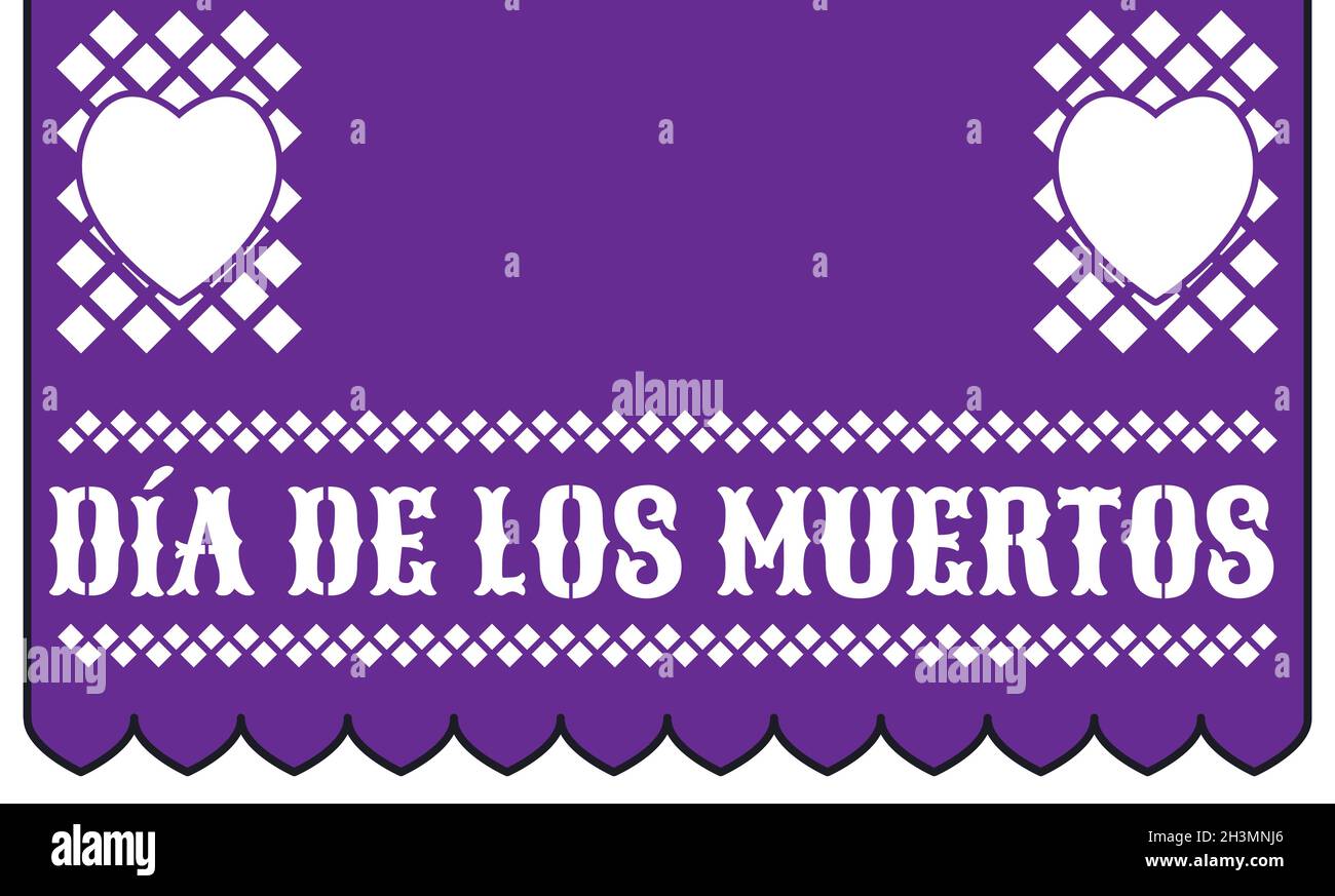 Commemorative purple tissue and perforated paper with hearts, for the ...