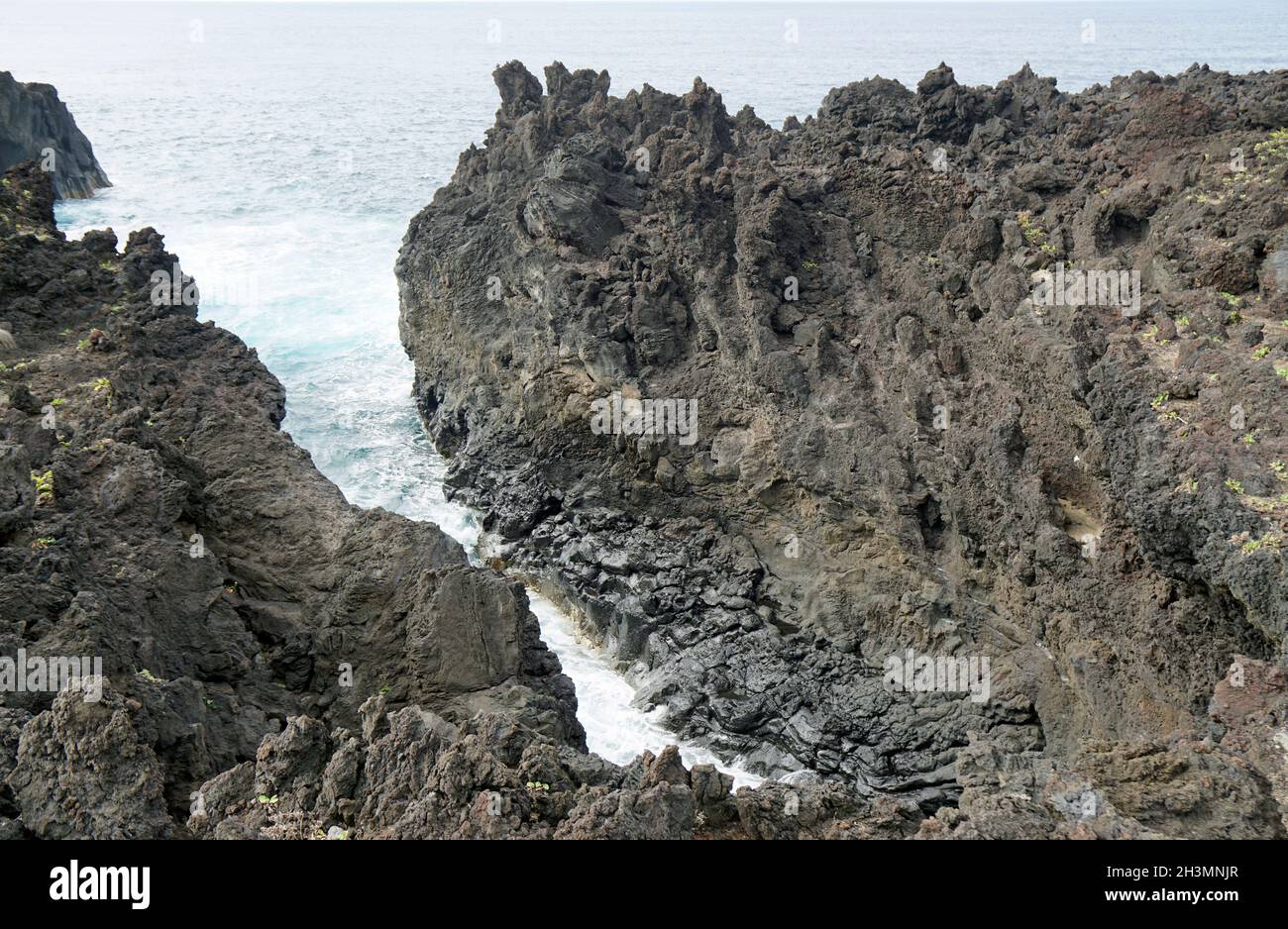 amazing green landscape on the azores island sao miguel Stock Photo - Alamy