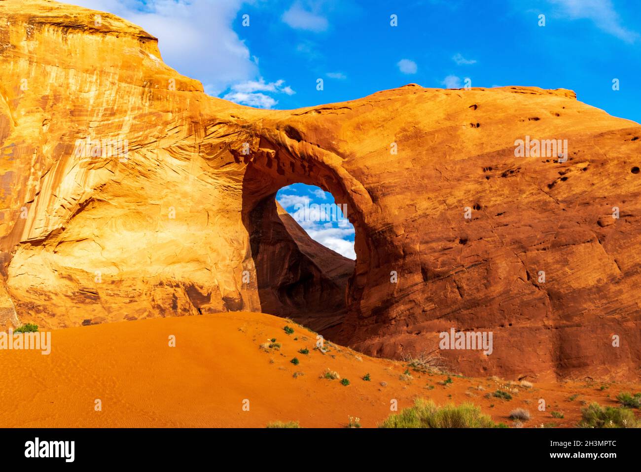 Ear of the Wind Rock Formation Located in Monument Valley, Arizona ...