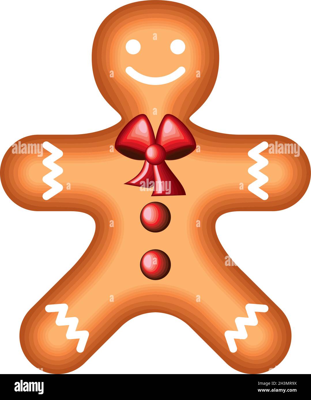 cute gingerbread man Stock Vector Image & Art - Alamy