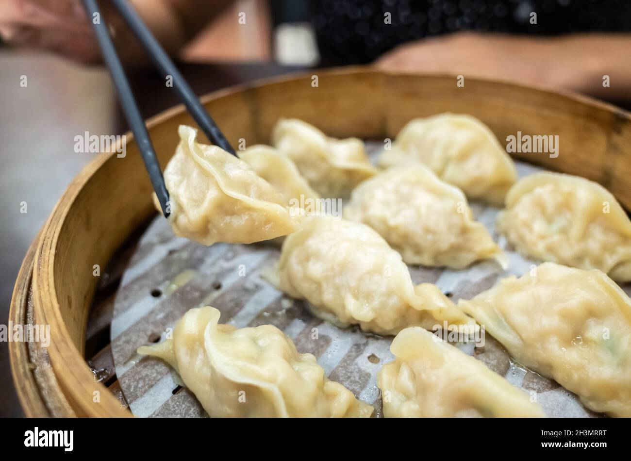 Taiwanese famous snacks of steamed dumplings Stock Photo - Alamy