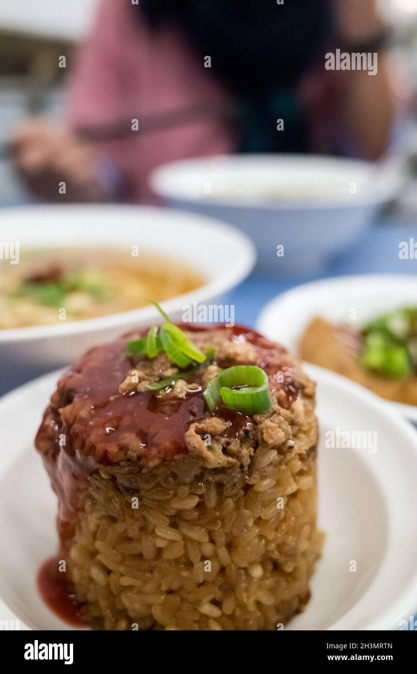 Taiwanese snacks of canned rice cake Stock Photo - Alamy