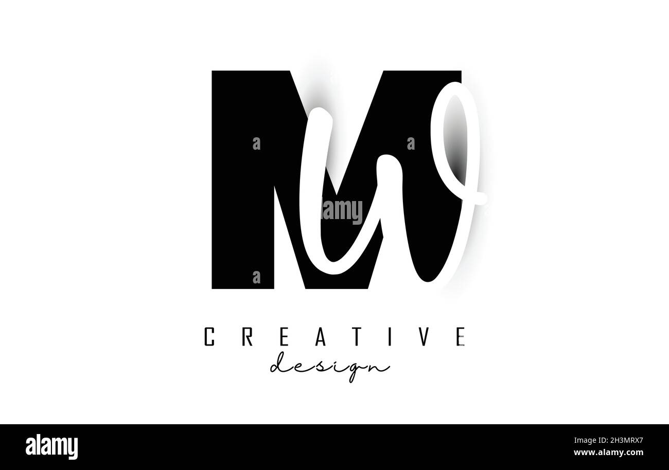 Letters MW logo with a minimalist design. Letters M and W with ...