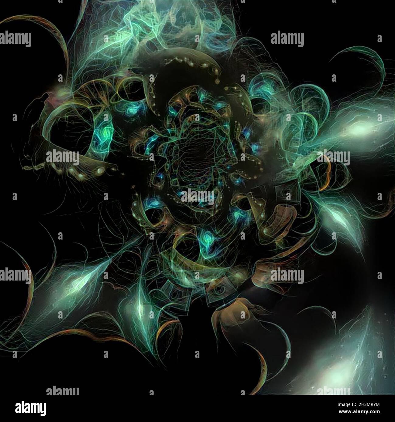 Modern digital abstract. 3D rendering Stock Photo - Alamy