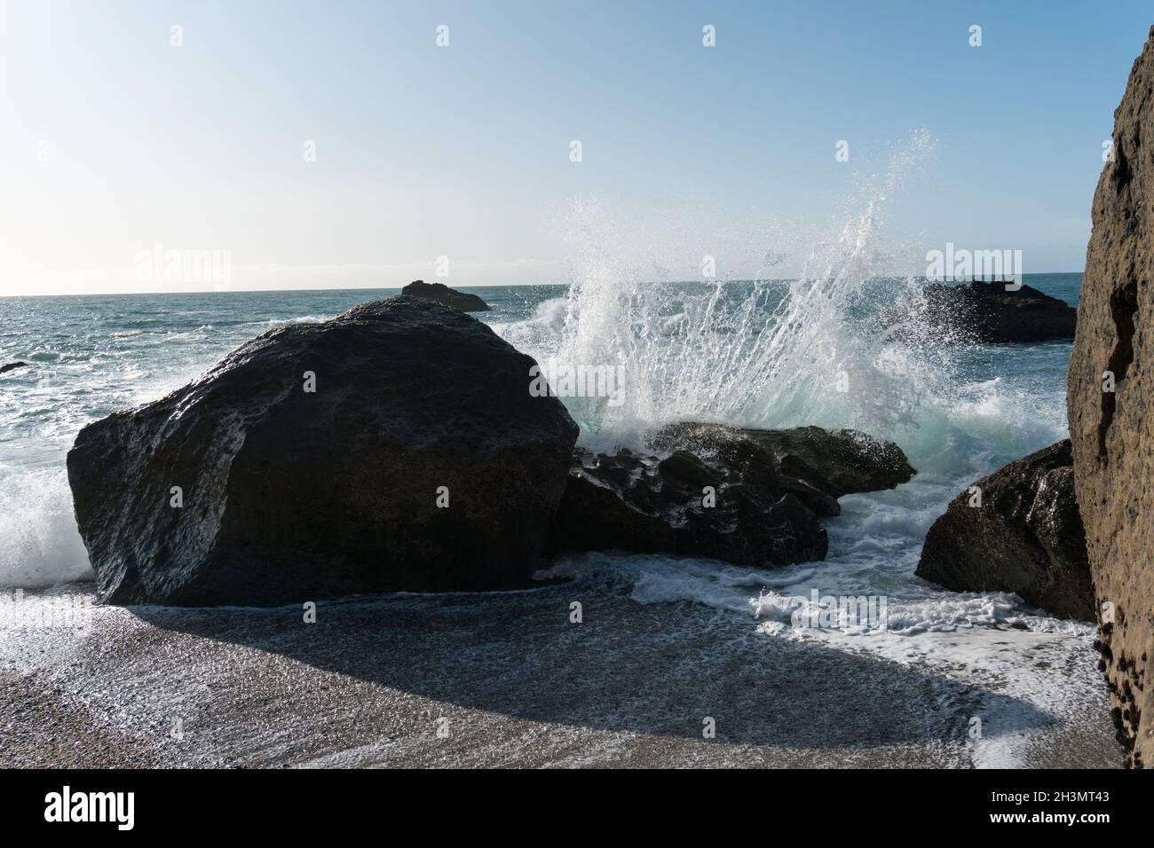 Ship Creek, Haast, West Coast, Tauparikaka Marine Reserve,New Zealand ...