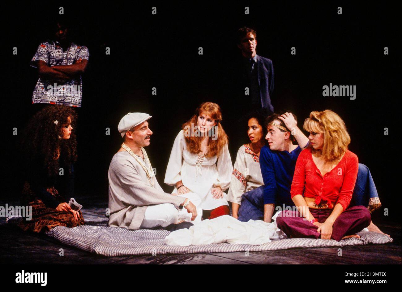 seated, 2nd left: Antony Sher (Singer) 5th left: Alan Cumming (Derek ...