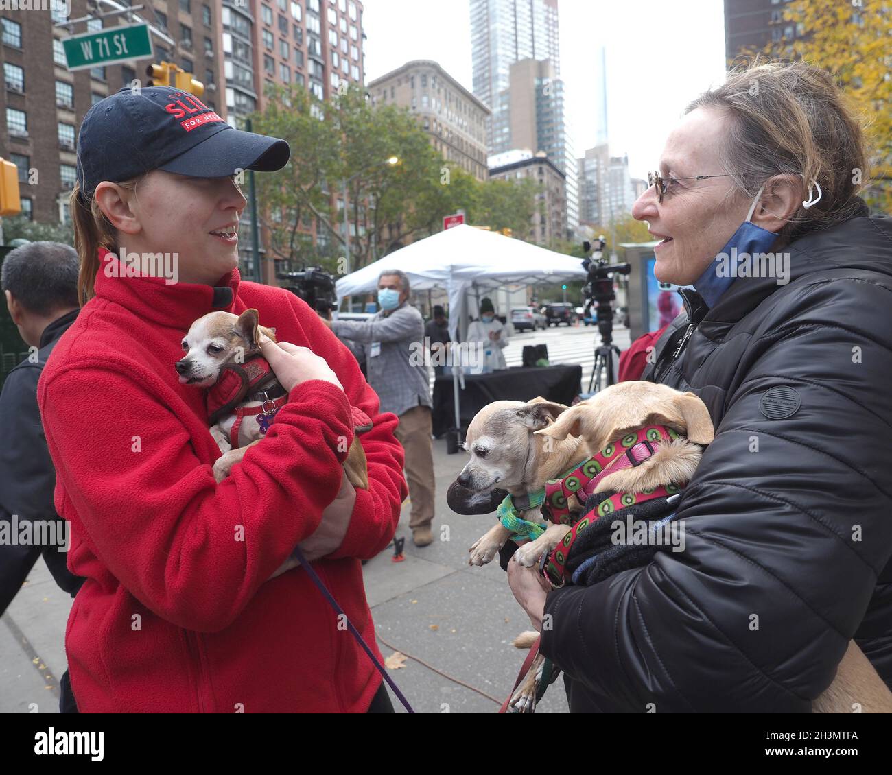 New York, USA. 29th Oct, 2021. Upper West Side City Council Candidate ...