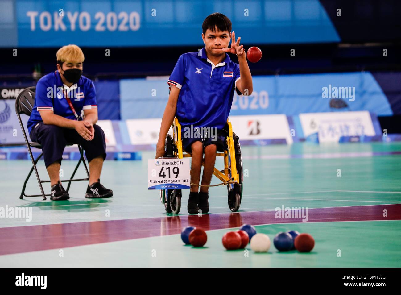 Tokyo, Japan, August 30th 2021, Tokyo 2020 Paralympic games, Boccia ...