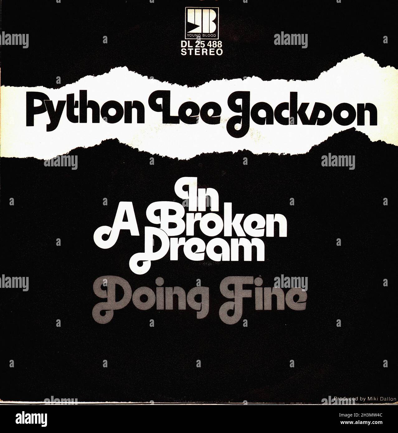 Vintage Vinyl Recording - Python Lee Jackson - In A Broken Dream - D ...
