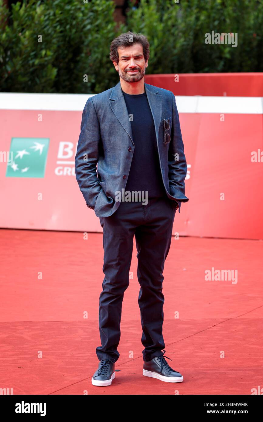 ROME, ITALY - OCTOBER 23: Italian actor Marco Bonini at Rome Film Fest ...