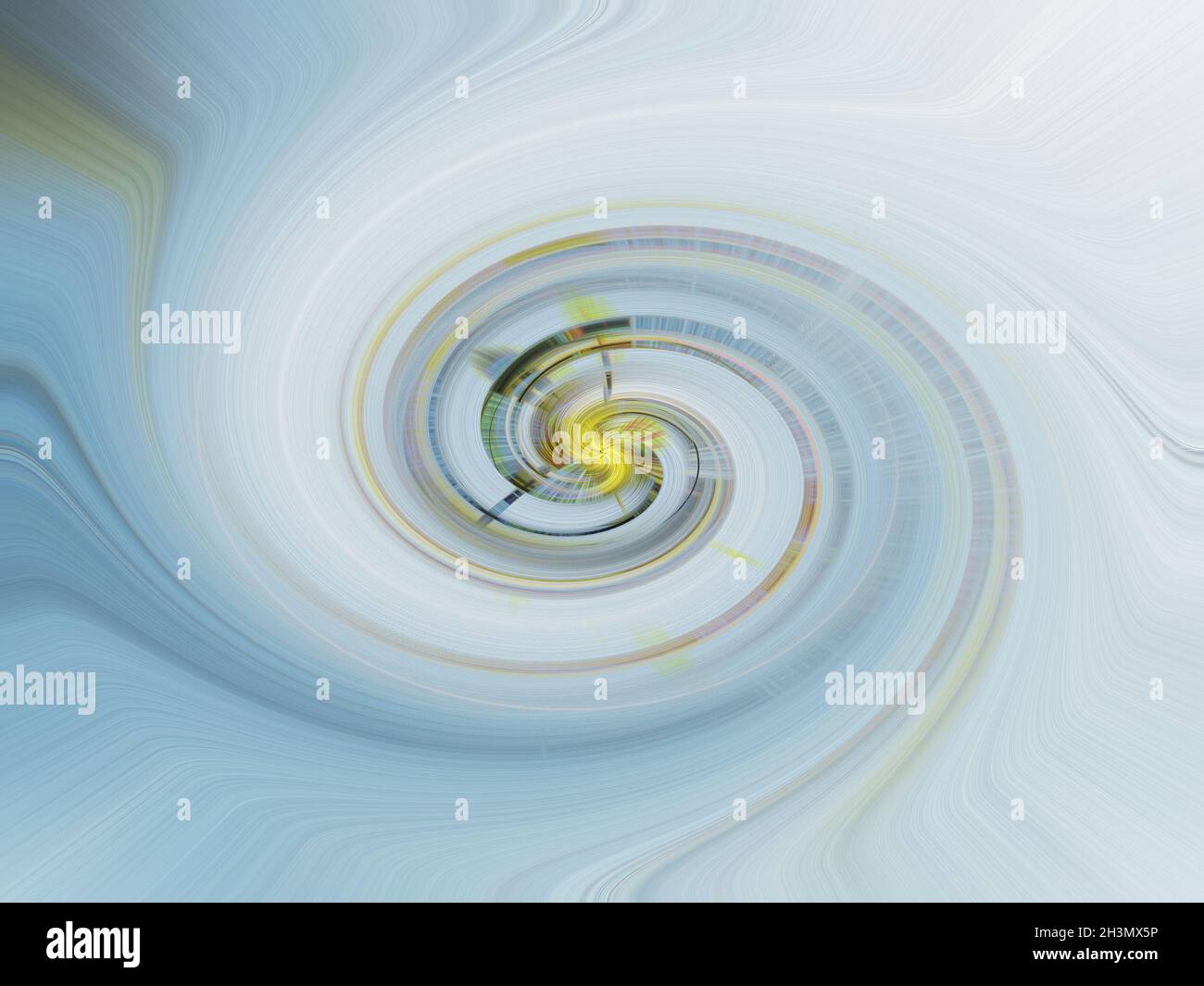 3D rendering of an abstract light blue spiral background Stock Photo ...