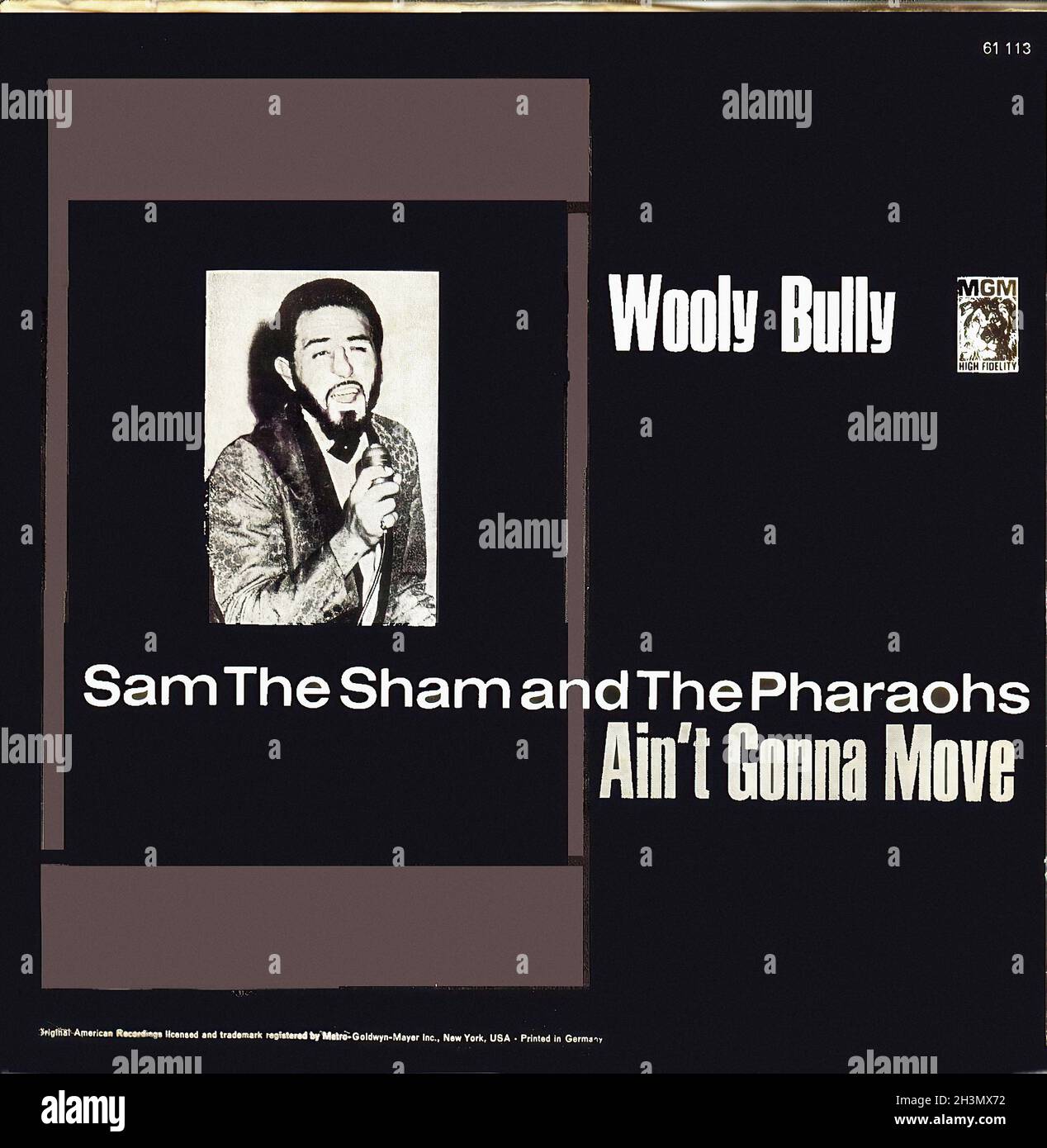 Vintage Vinyl Recording - Sam The Sham And The Pharaohs - Wooly Bully ...