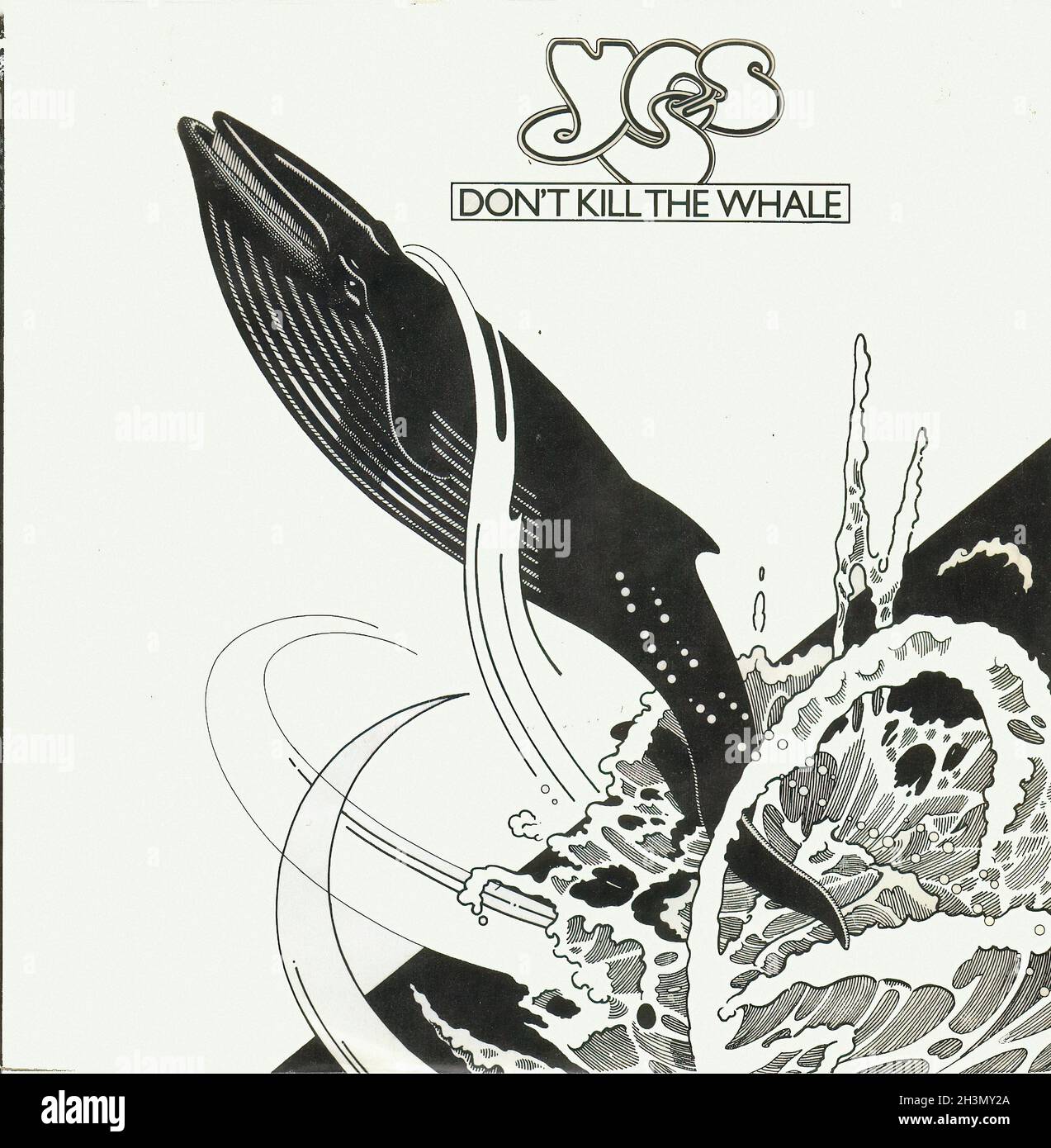 Vintage Vinyl Recording - Yes - Don t Kill The Whale - 1978 Stock Photo ...