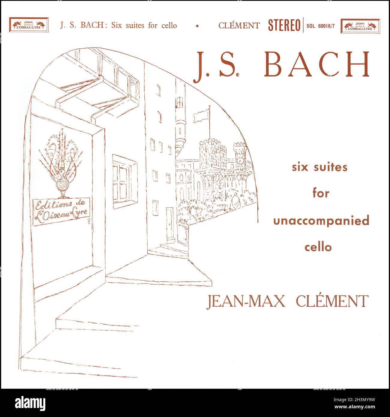 Bach Six Suites for Cello - Jean-Max ClÃ©ment L'Oiseau Lyre Pauler ...