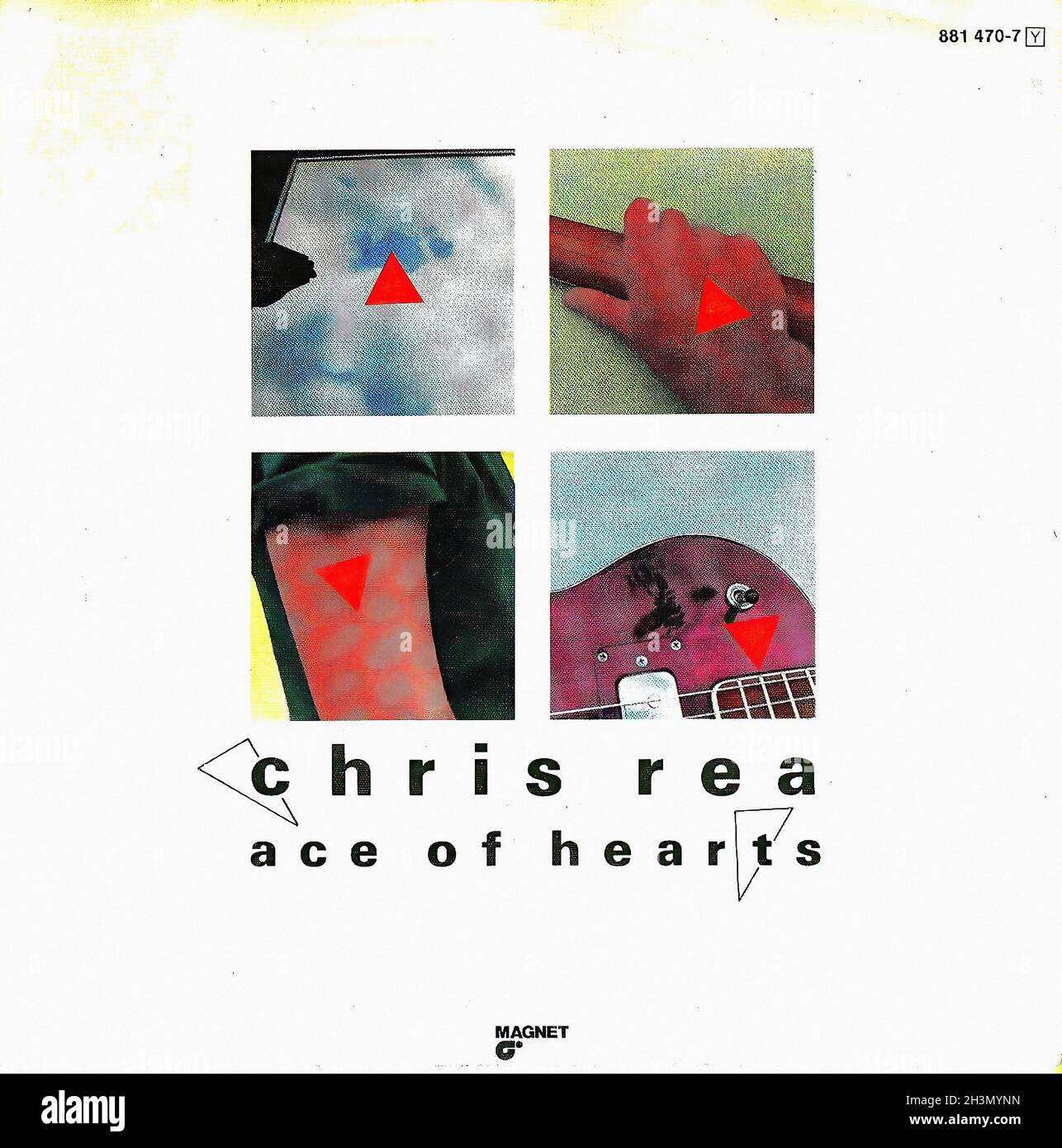 Vintage Vinyl Recording - Rea, Chris - Ace Of Hearts - D - 1984 Stock ...