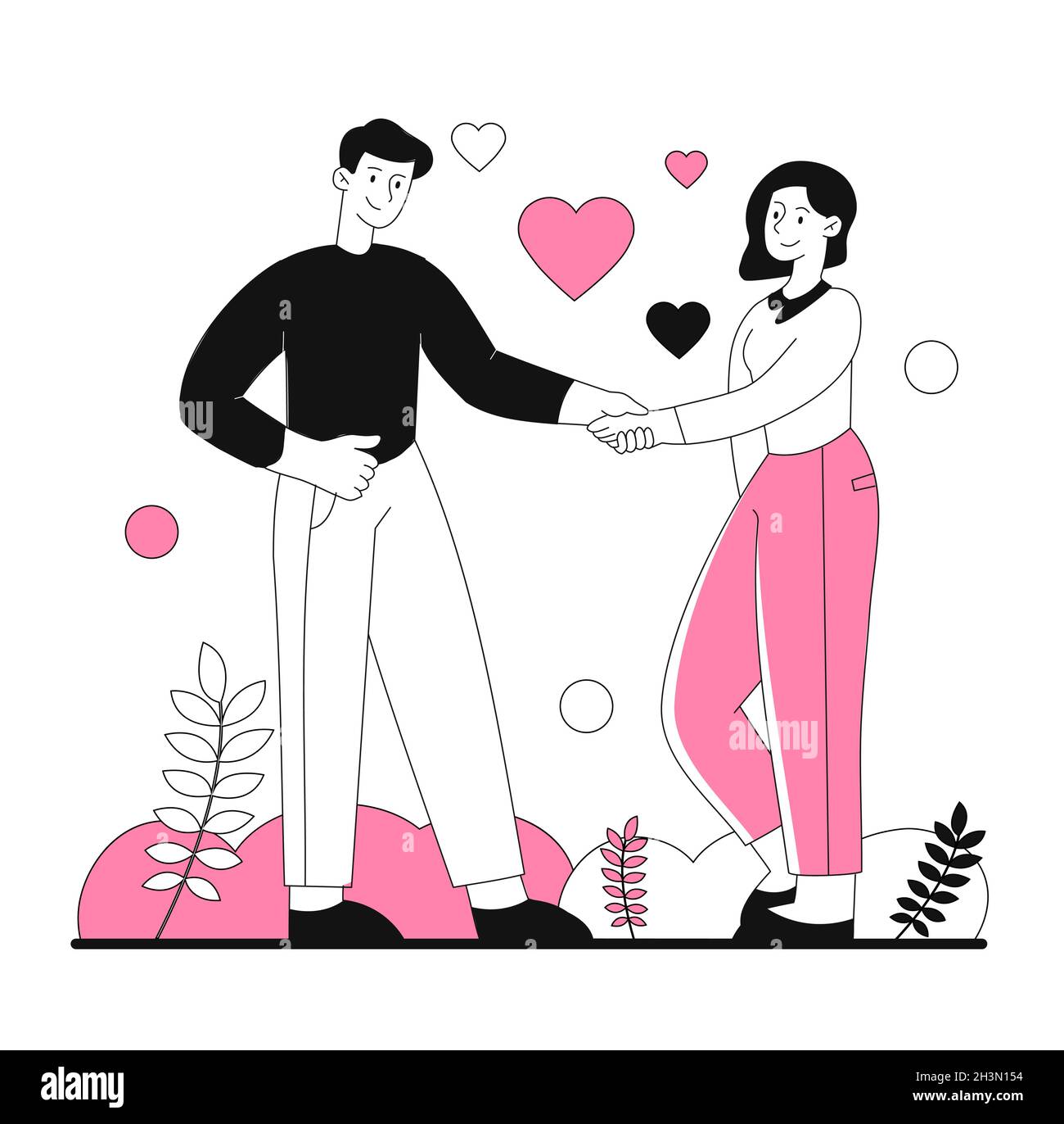 No empathy concept Stock Vector Images - Alamy