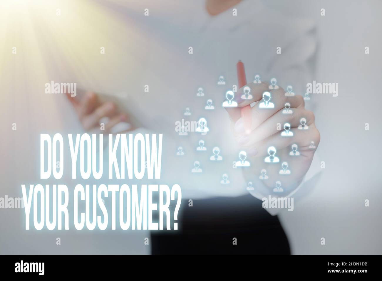 Text showing inspiration Do You Know Your Customer Question. Business ...