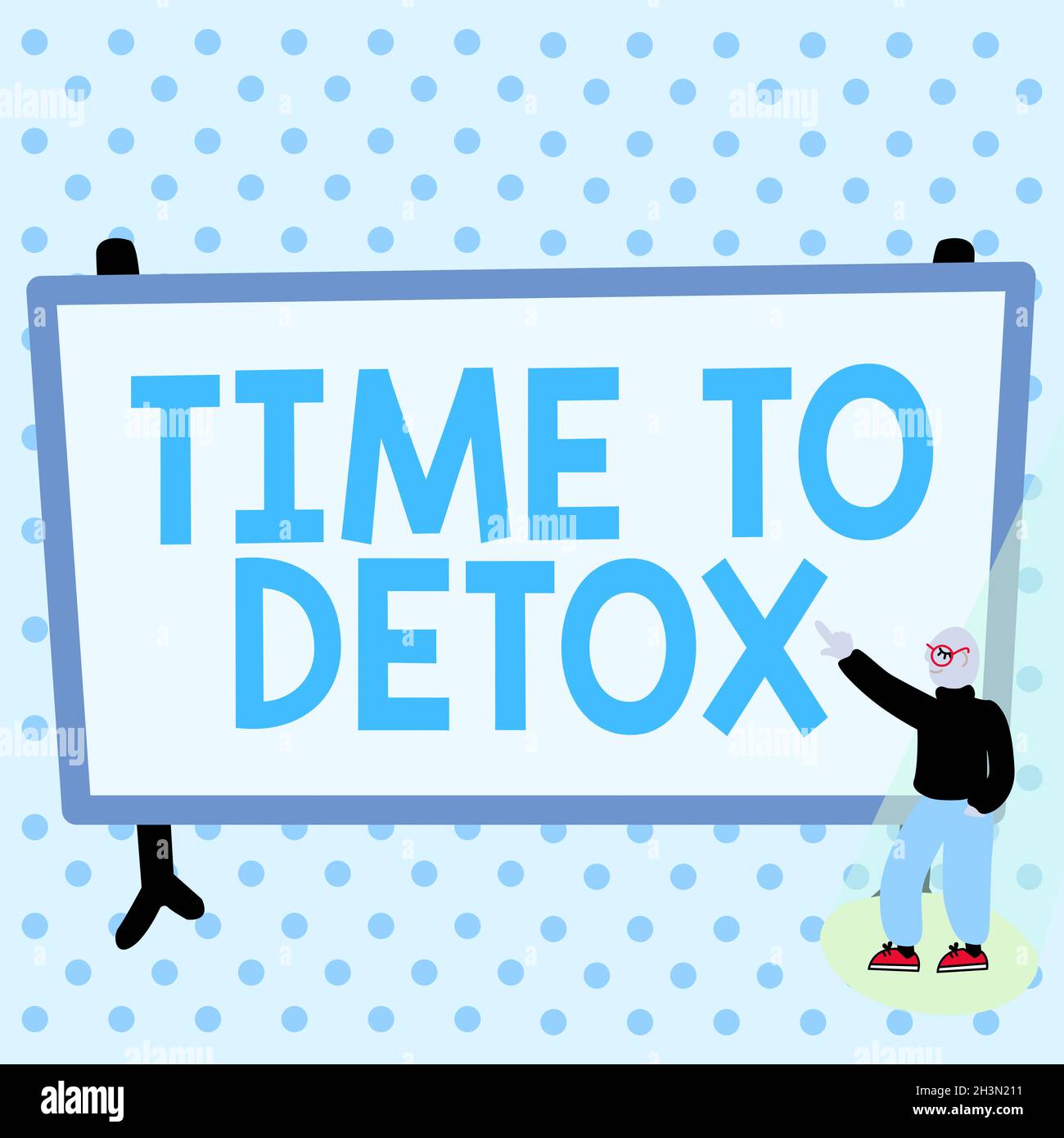 Inspiration showing sign Time To Detox. Business concept when you ...