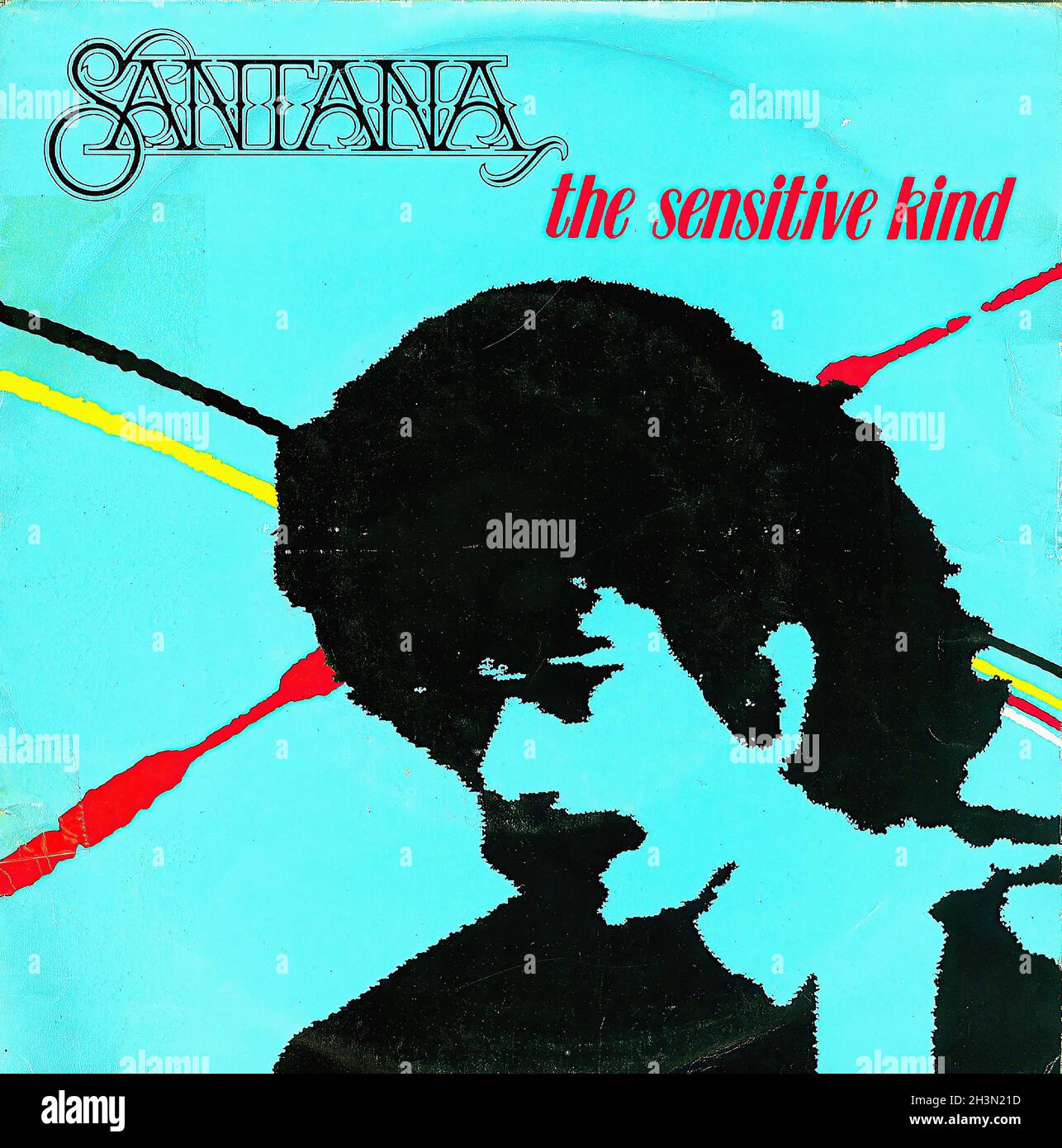 Vintage Vinyl Recording - Santana - The Sensitive Kind - D - 1981 Stock ...