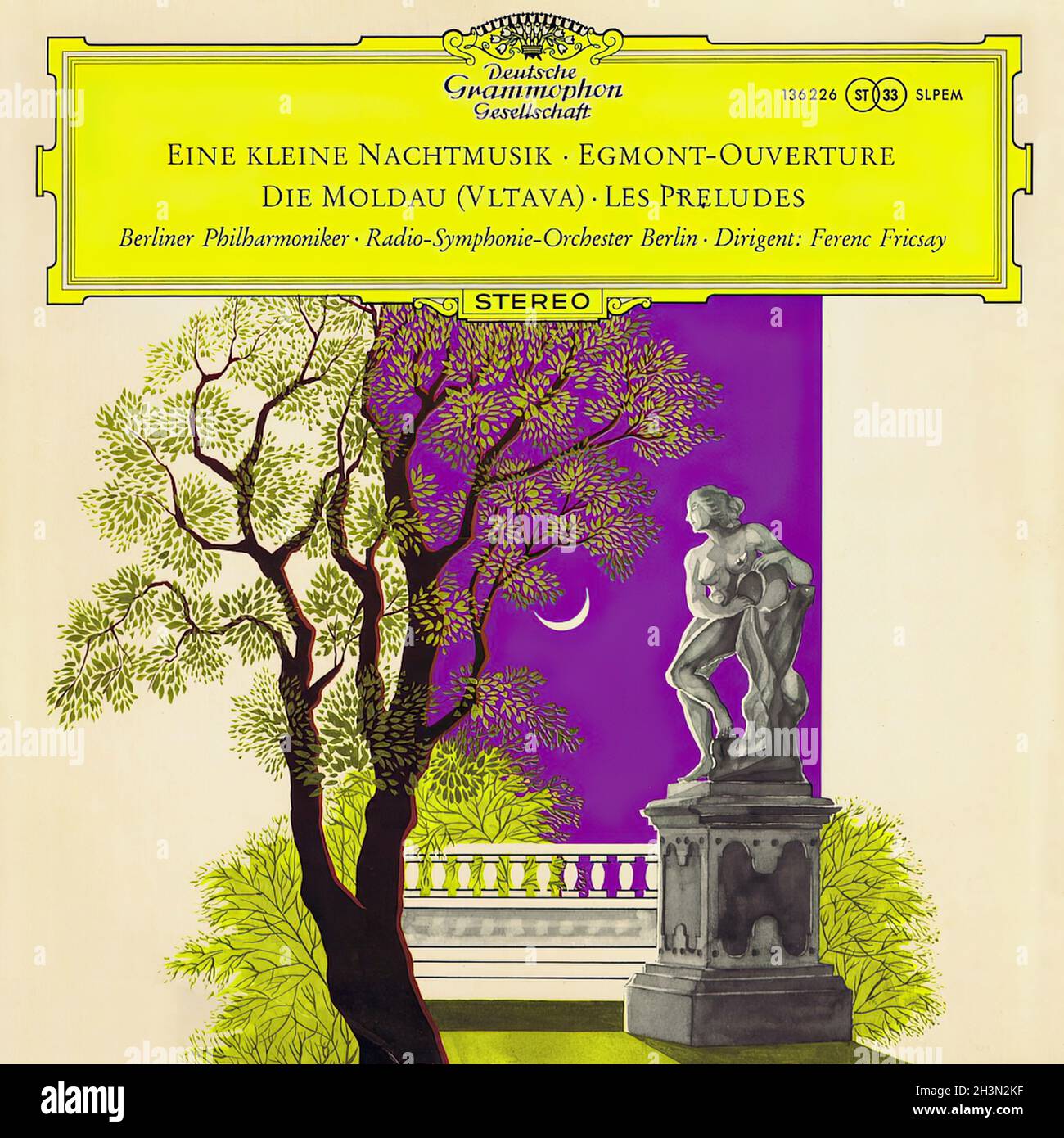 Mozart Beethoven Smetana Liszt Fricsay DGG Tulips - Classical Music Vintage Vinyl Record Stock ...