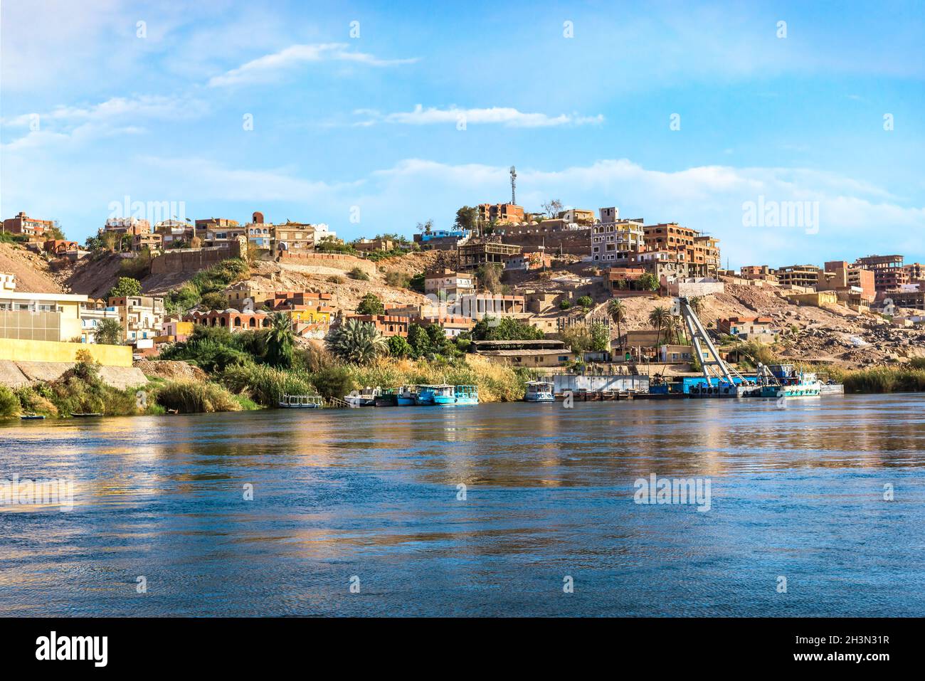 Houses in Aswan Stock Photo - Alamy