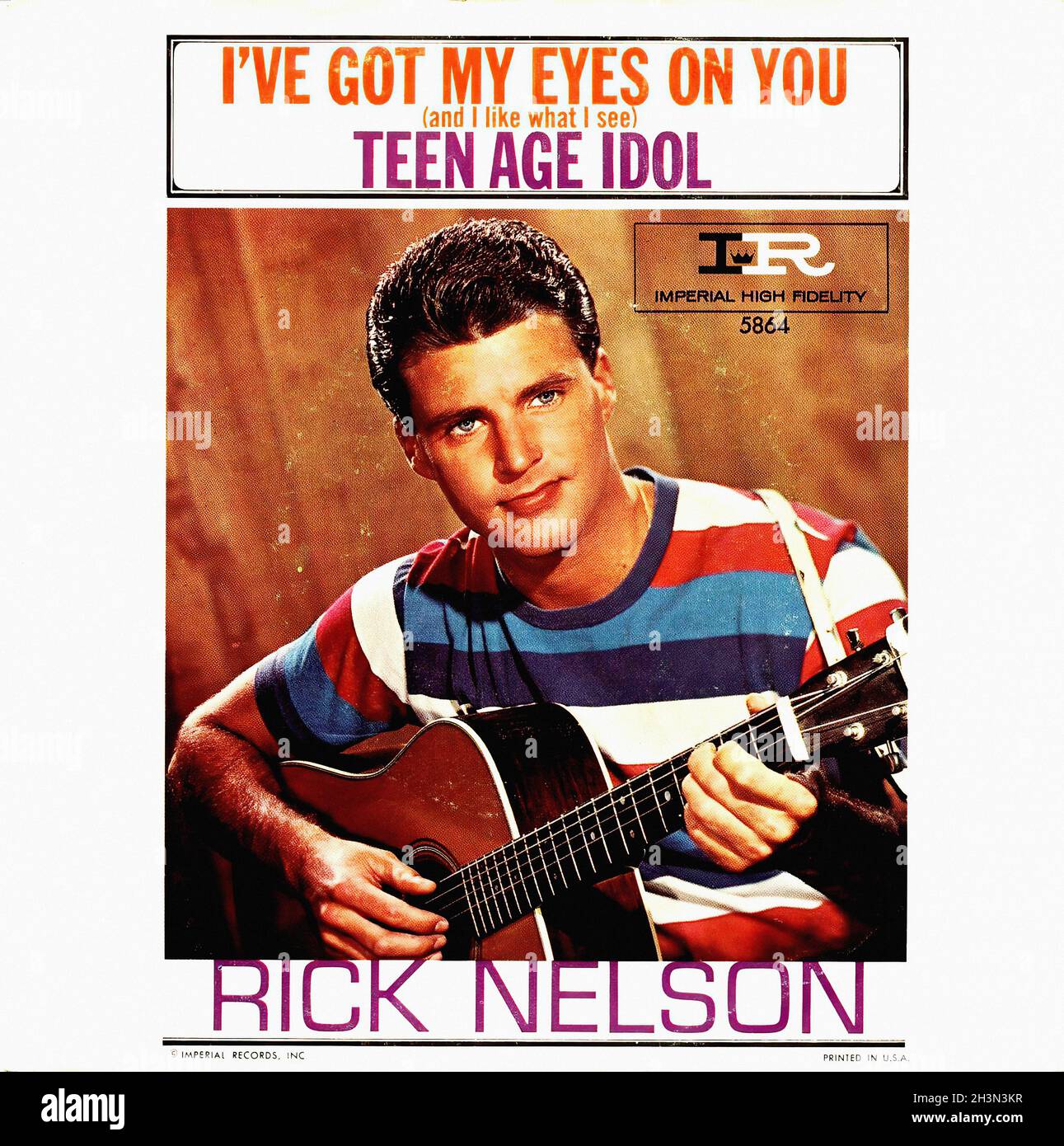 Vintage Vinyl Recording - Nelson, Ricky - Teenage Idol - US - 1962 02 ...