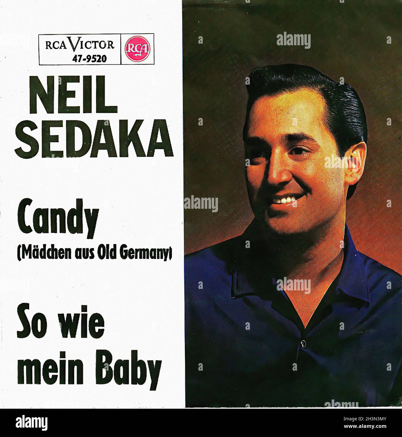 Vintage Vinyl Recording - Sedaka, Neil - Candy - D - 1963 Stock Photo ...