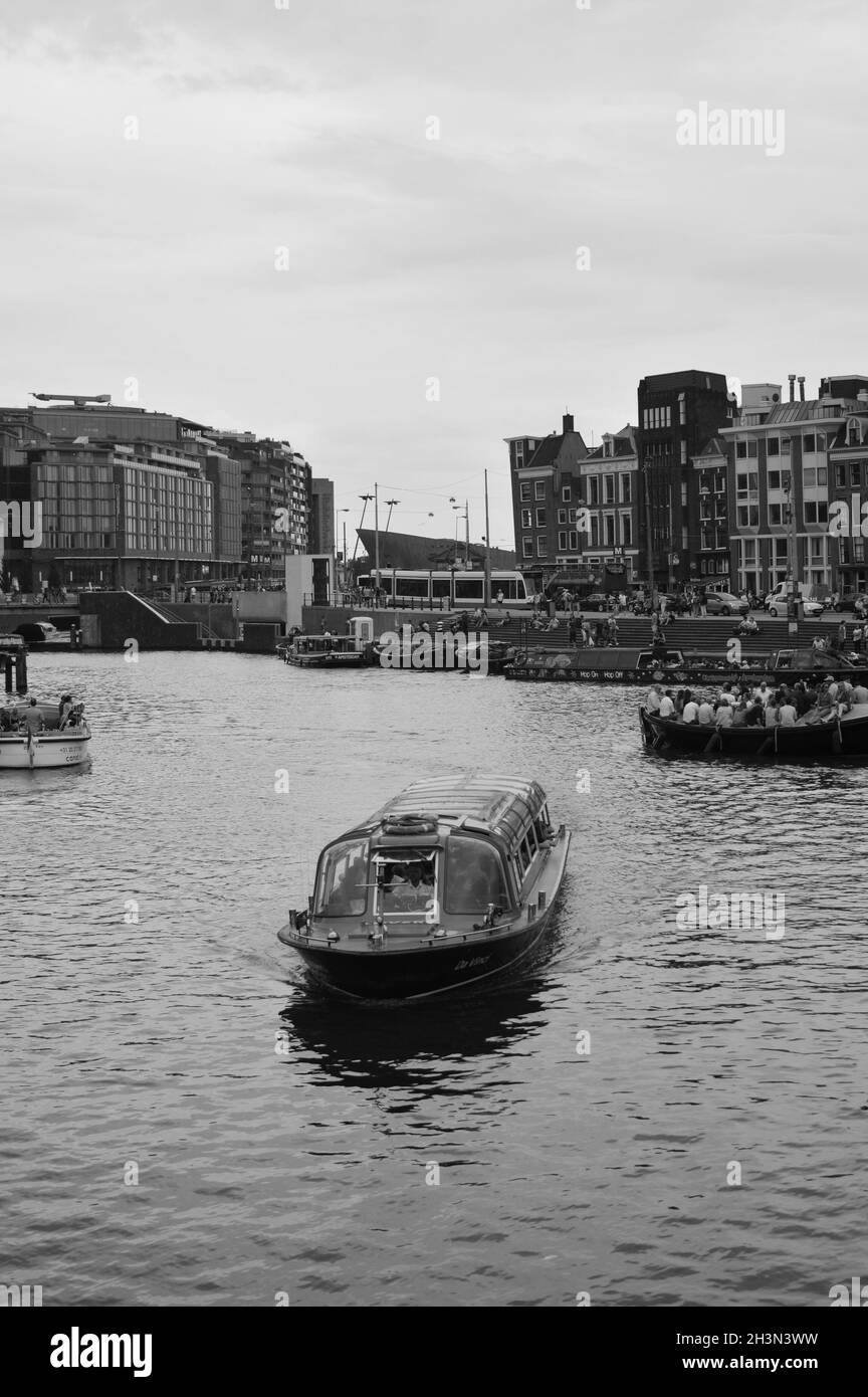 Netherlands canal water Black and White Stock Photos & Images - Alamy