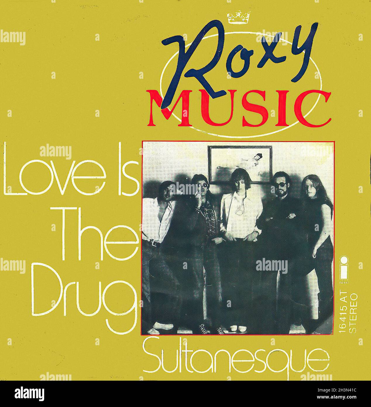 Vintage Vinyl Recording - Roxy Music - Love Is The Drug - D - 1975 Stock Photo - Alamy