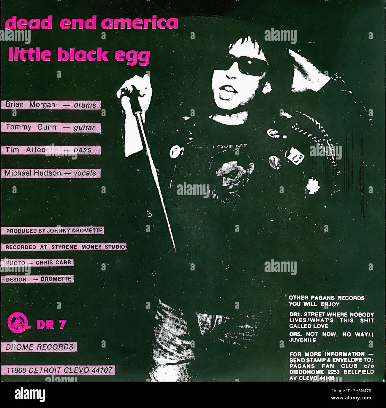 Vintage Vinyl Recording - Pagans - Dead End America - US - 1979 00001 ...
