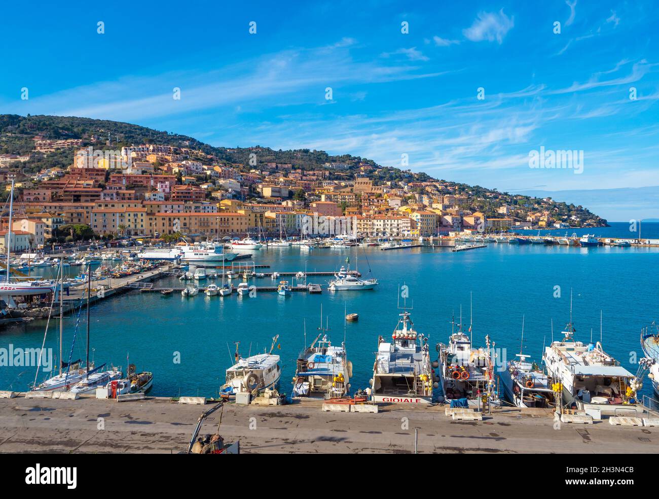 Monte Argentario (Italy) - A view of Argentario mount on Tirreno sea ...