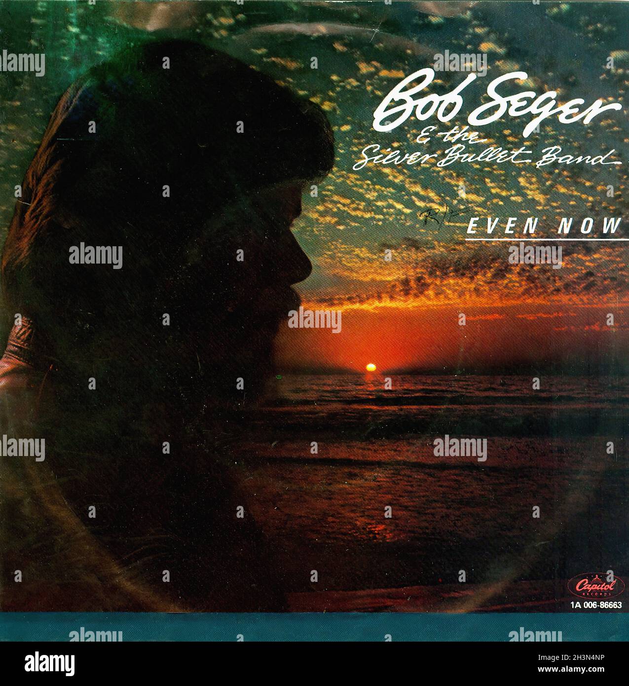 Vintage Vinyl Recording - Seger, Bob - Even Now - D - 1982 Stock Photo ...