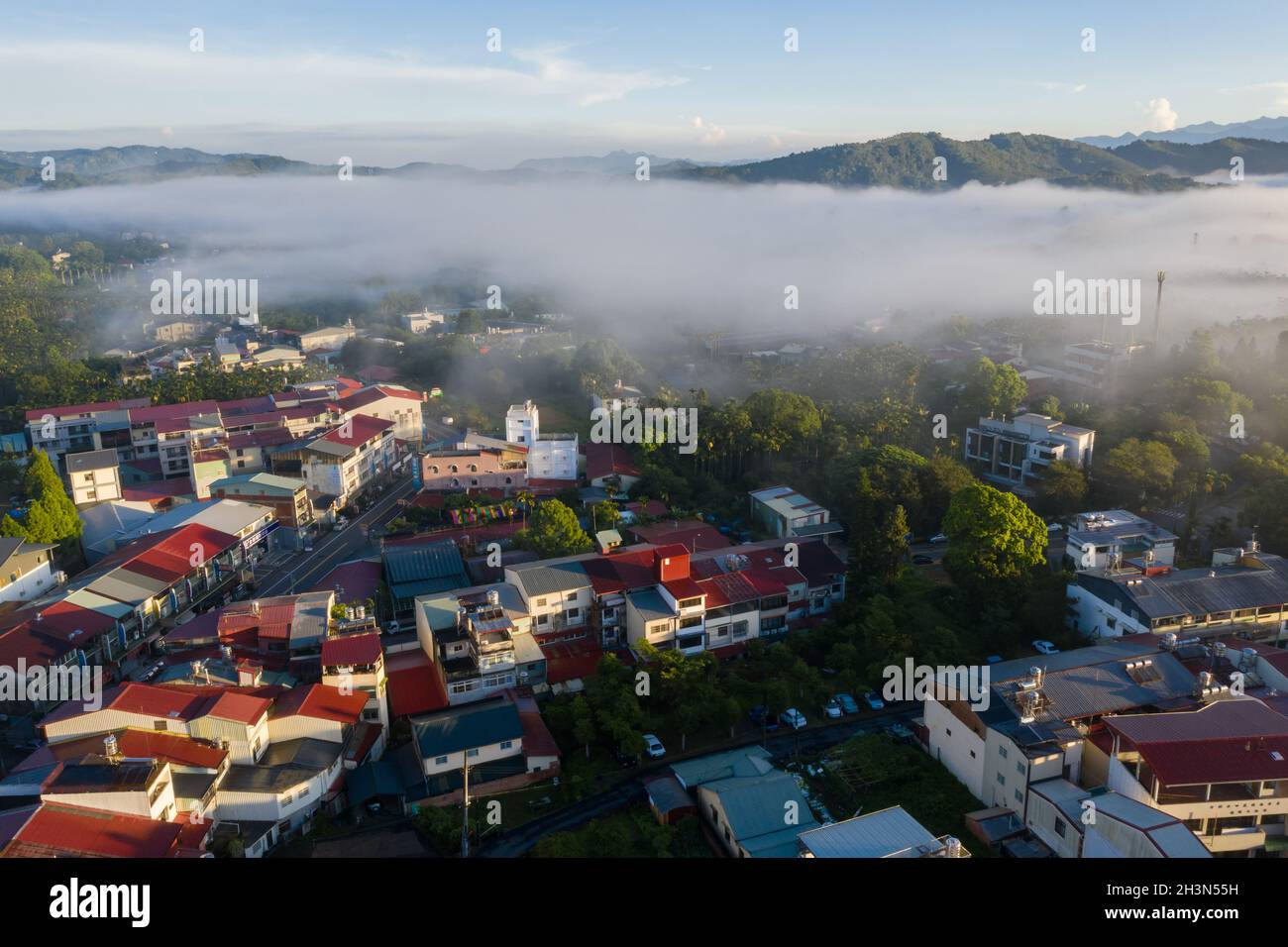 Scenery of Yuchi township Stock Photo - Alamy