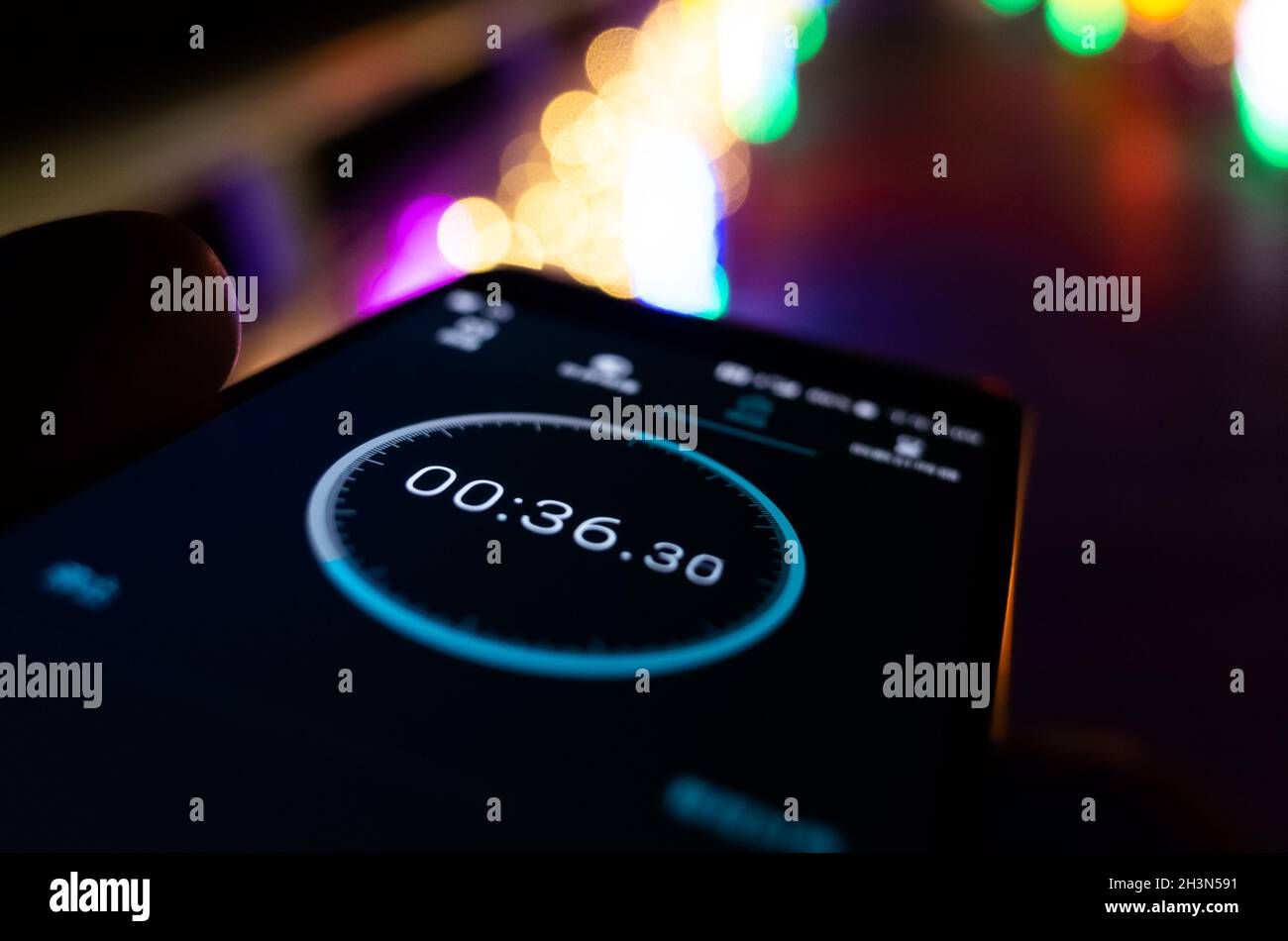 Timer stopwatch application hi-res stock photography and images - Alamy