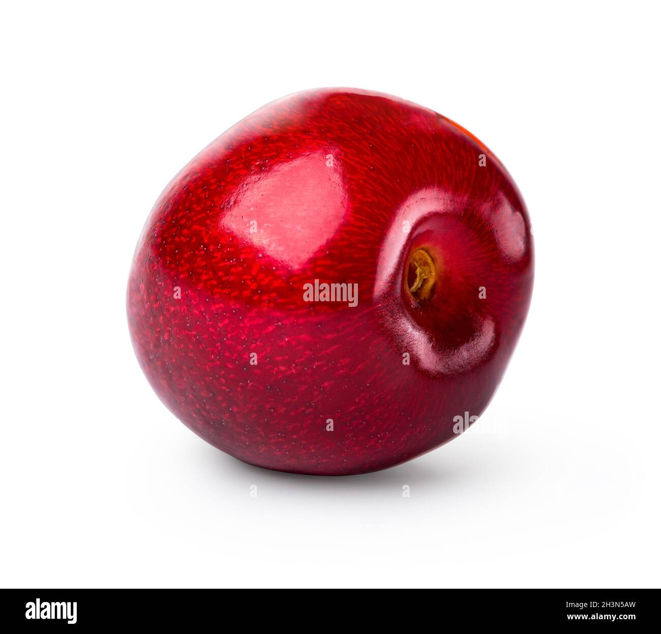 One red cherry Stock Photo - Alamy