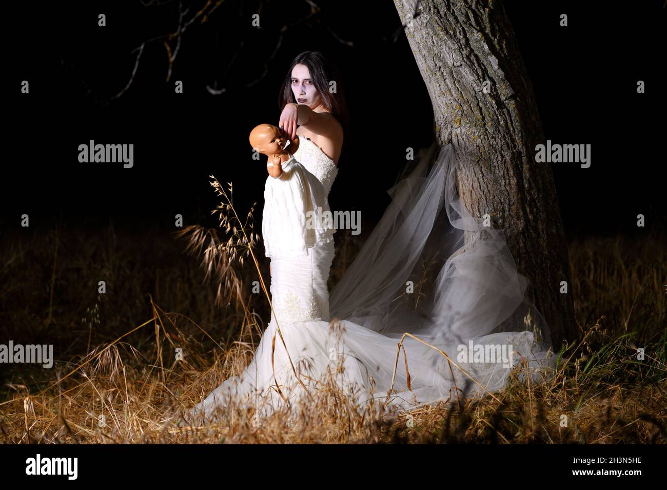 Scary monster girl moppet doll hi-res stock photography and images - Alamy