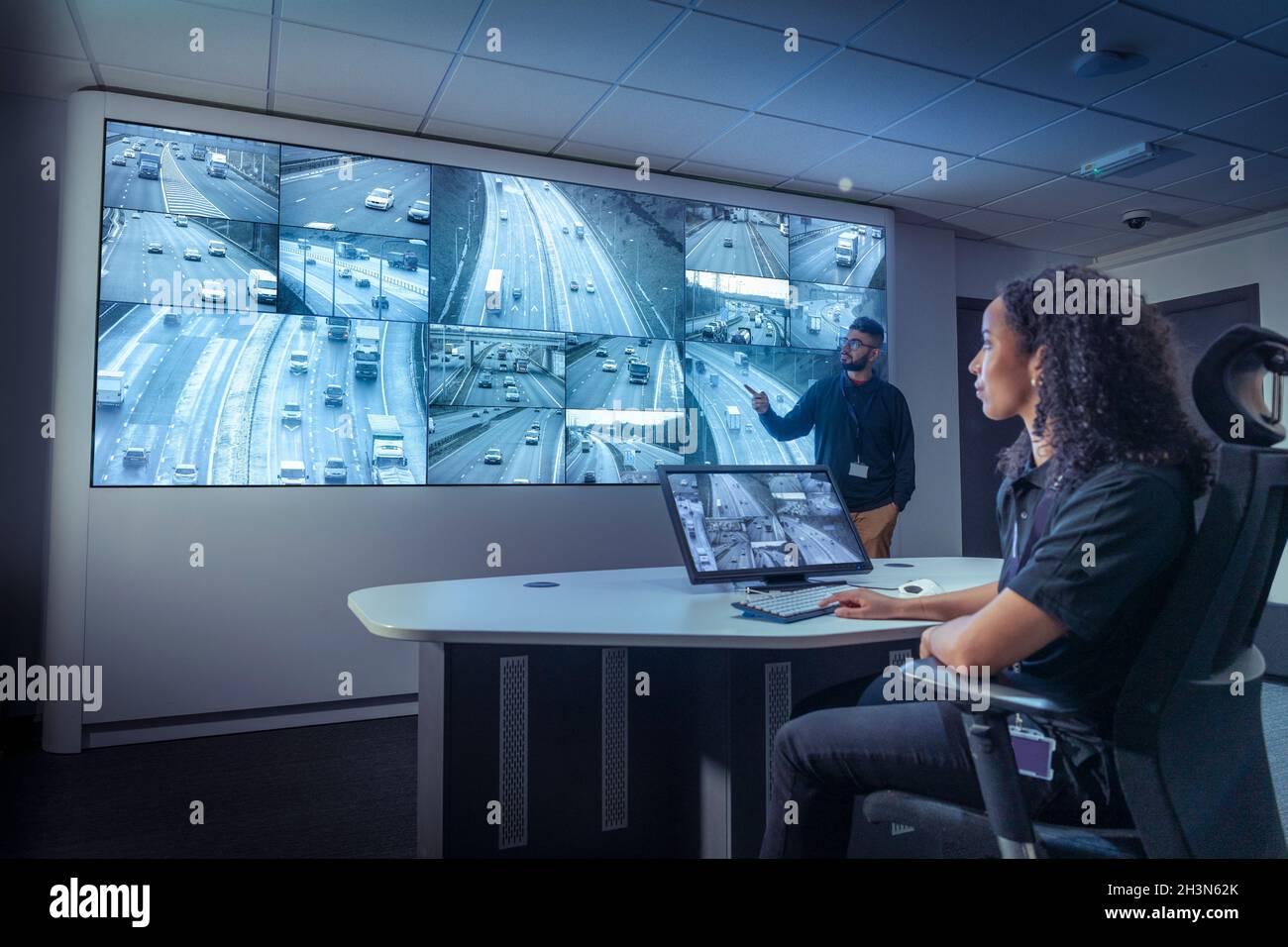 Highway control room hi-res stock photography and images - Alamy