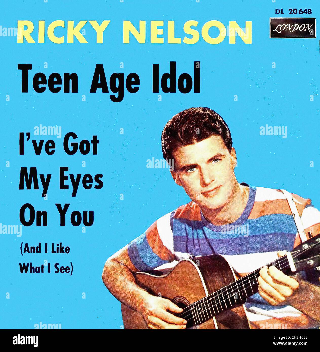 Vintage Vinyl Recording - Nelson, Ricky - Teenage Idol - D - 1962 Stock ...