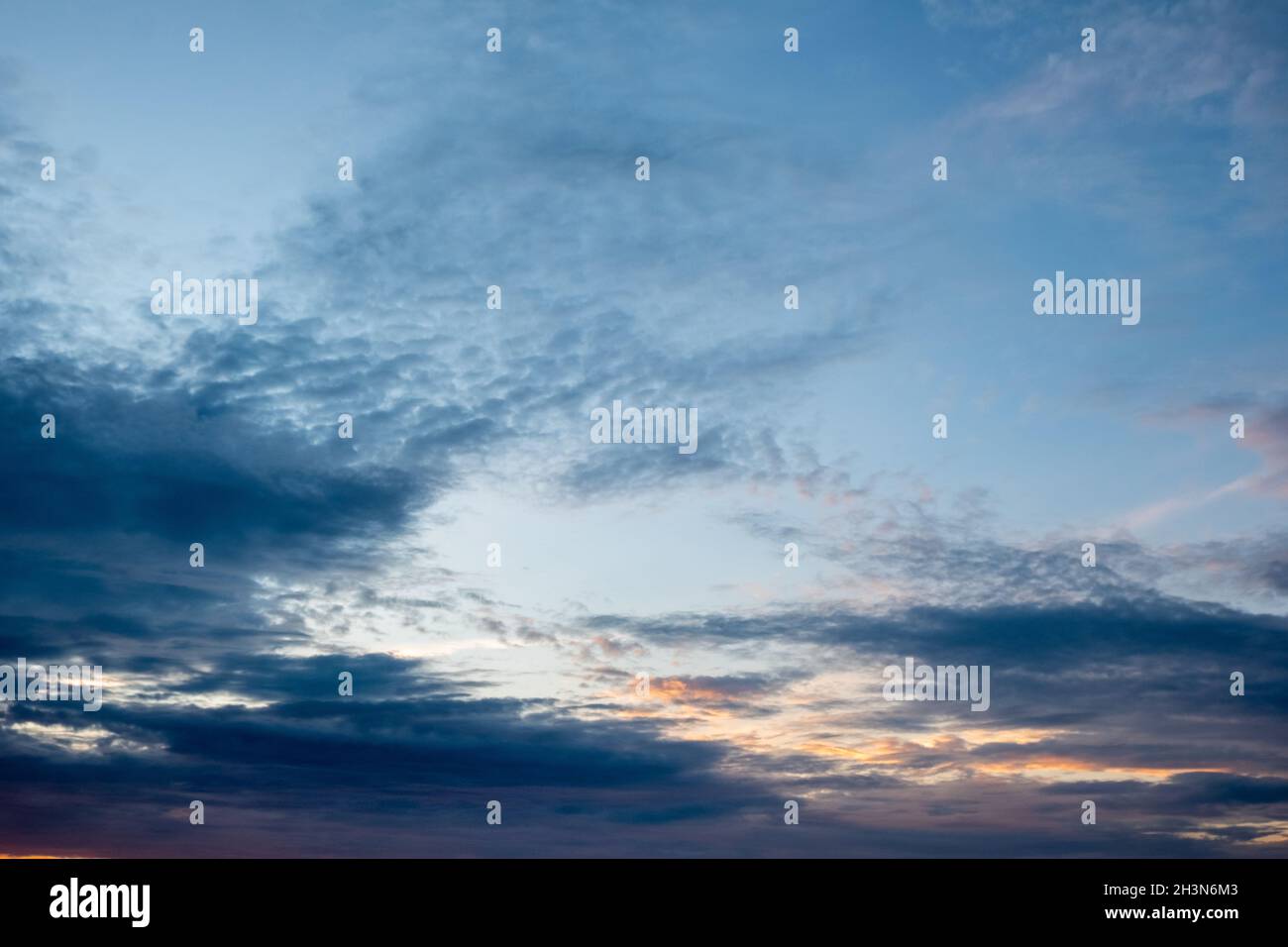 Texture sunset sky by the sea Stock Photo - Alamy