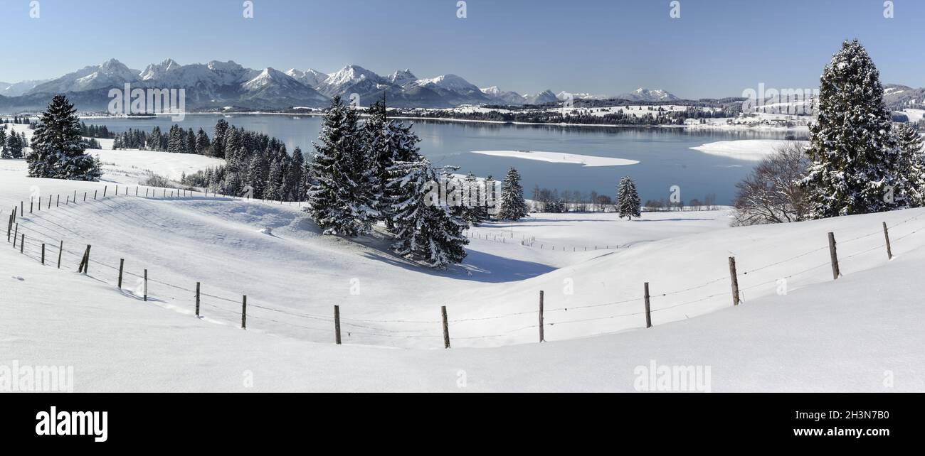 Panoramic snow range hi-res stock photography and images - Alamy